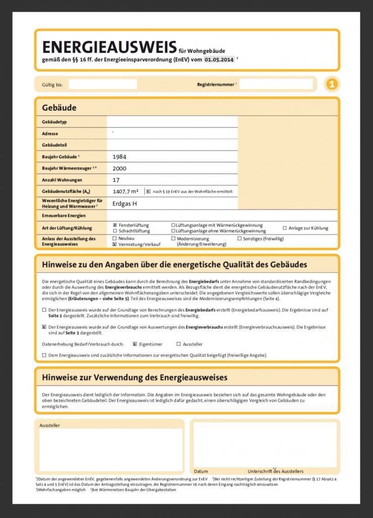 Energieausweis - mit Beispiel und Muster (2024)